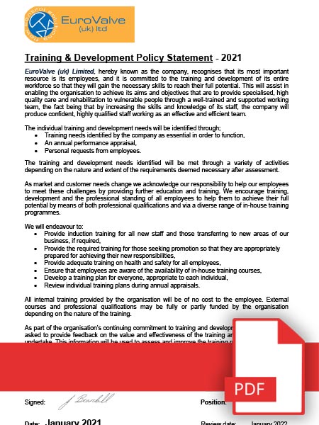 Policies | Eurovalve